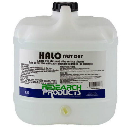 Halo Fast Dry Window Cleaner – Hannafords Clean Supply