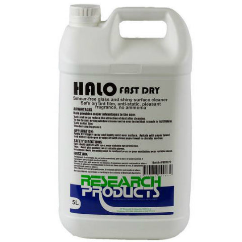 Halo Fast Dry Window Cleaner – Hannafords Clean Supply