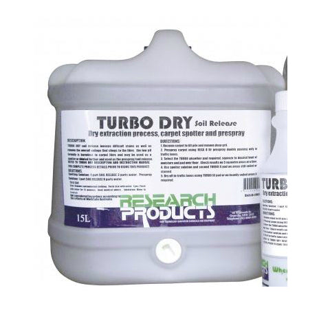 Turbo Dry Soil Release – Hannafords Clean Supply